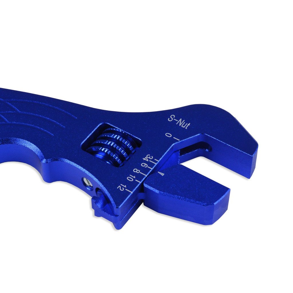 Blue Adjustable Wrench for AN Fittings | Racestage.eu